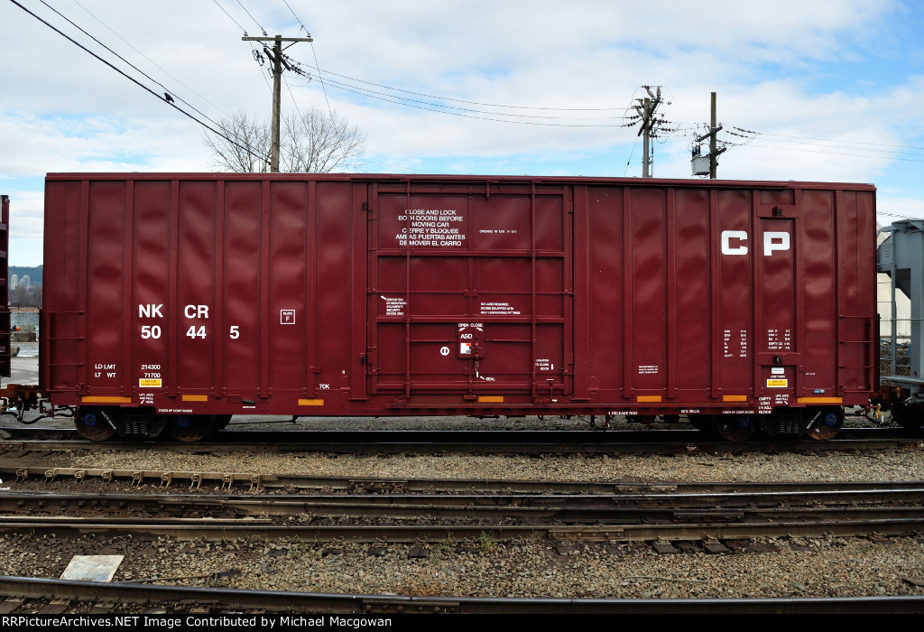 NKCR 50445 50-6 ft (6275 cu ft) Single Door Excess Height Boxcar CP RAIL